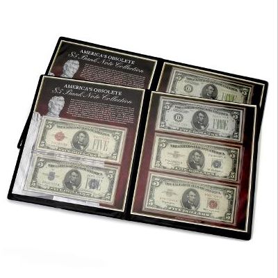 $5 Bank Note Collection- Set of 5 1928 - 1963 - The Patriotic Mint