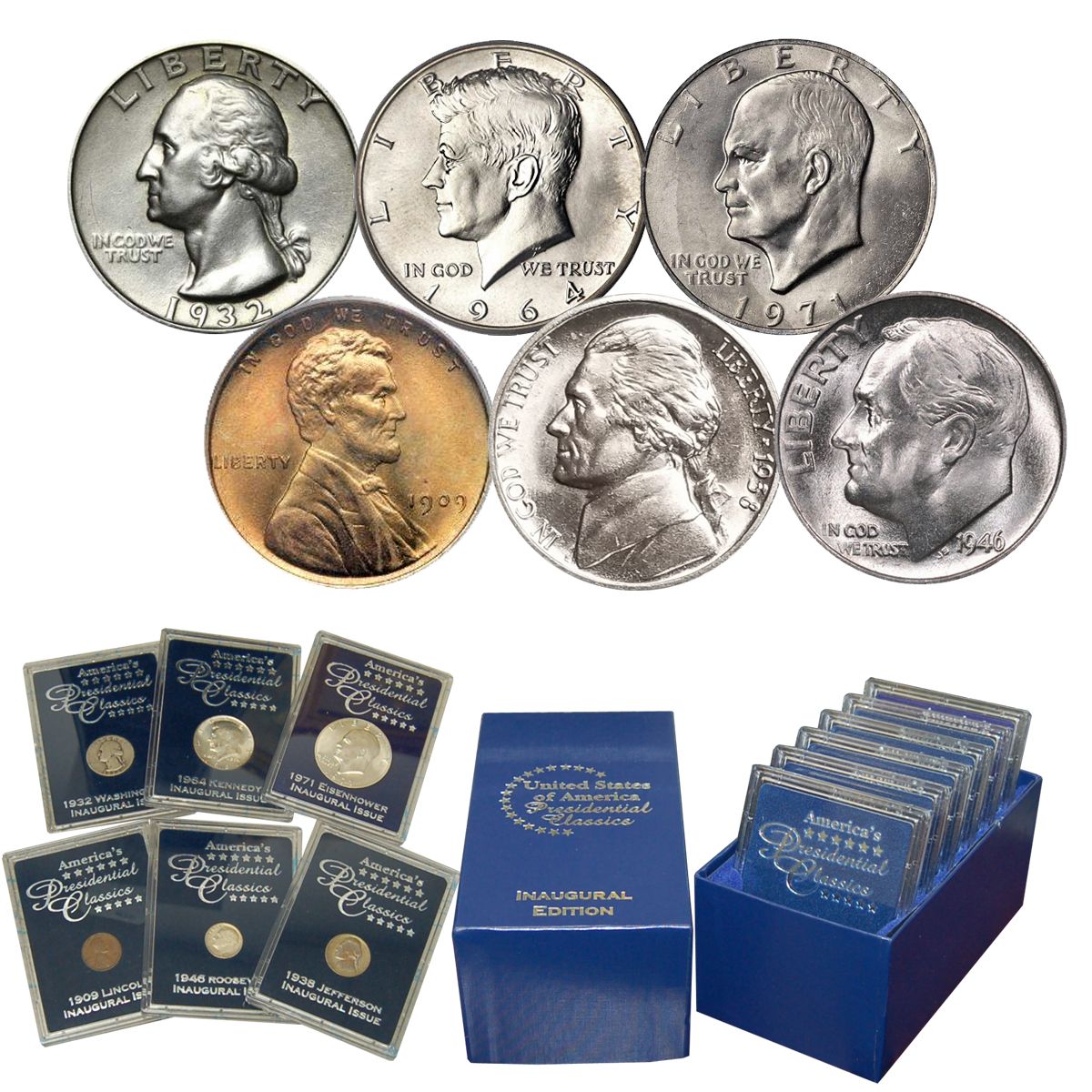 Coin Collectors Starter Set - Inaugural Presidential Classics Edition