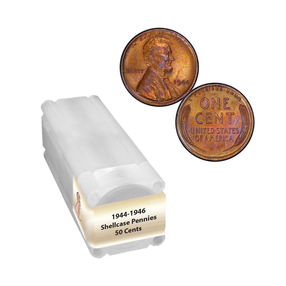 WWII Shell Case Cents - roll of 50