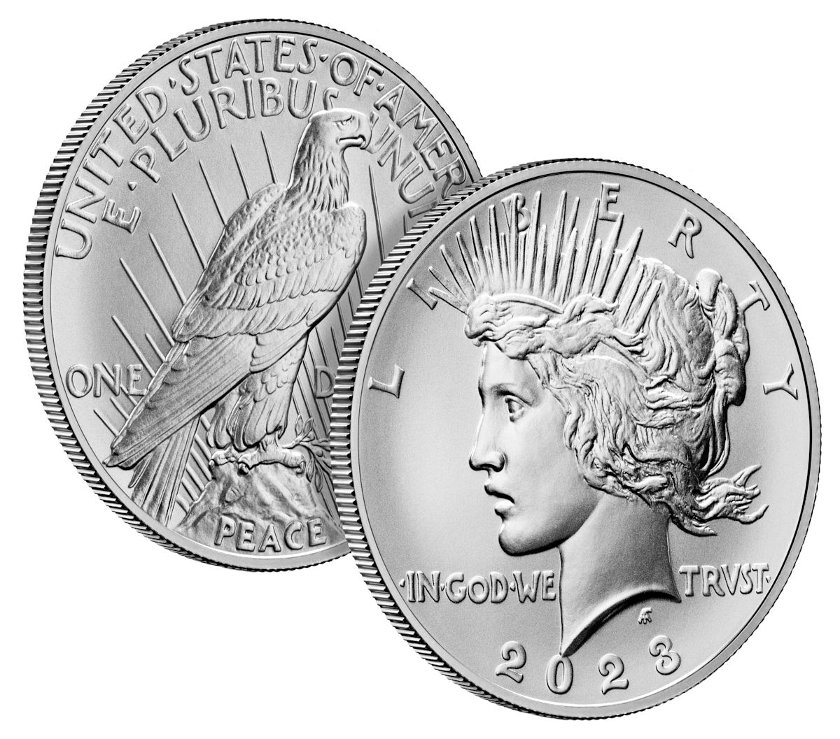 2023-P Peace Silver Uncirculated Dollar Coin (OGP/COA)