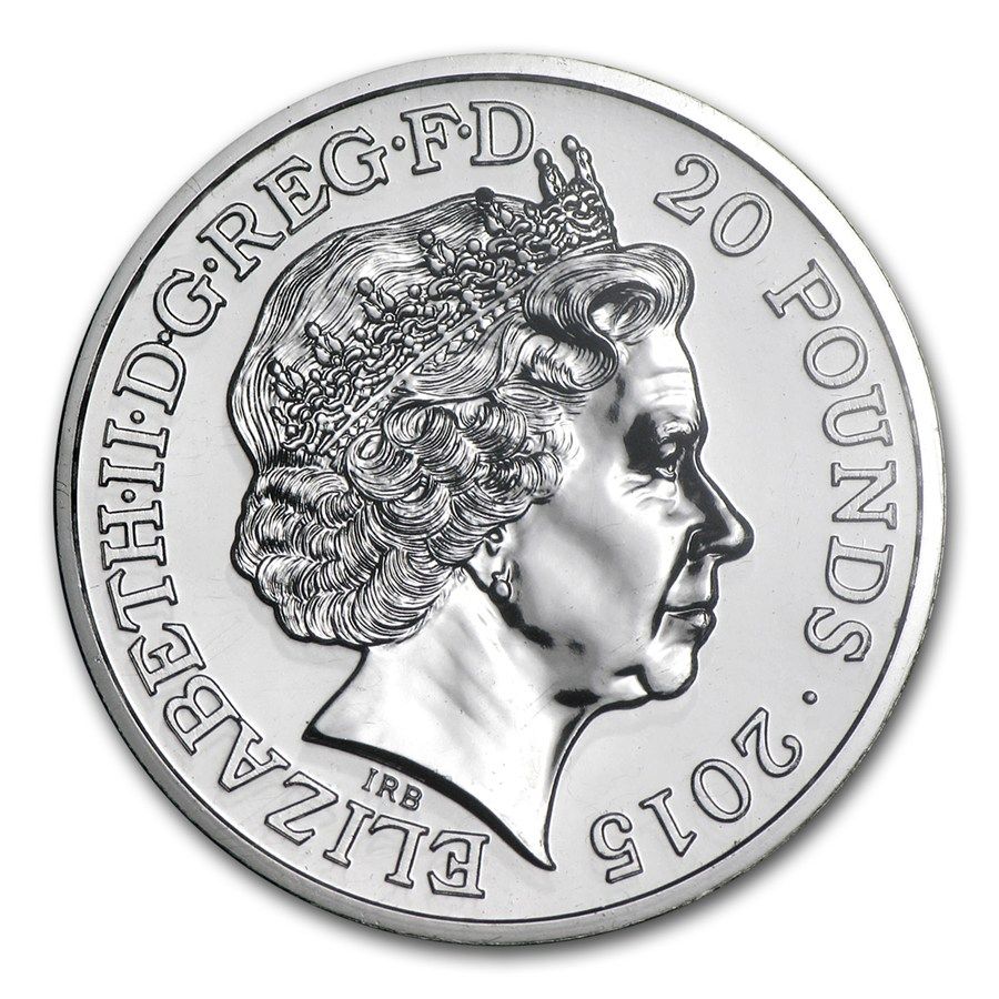 2015 Sir Winston Churchill ?20 Fine Silver Coin - The Patriotic Mint