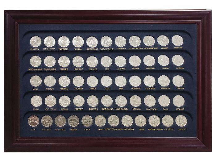 Uncirculated State Quarters, Complete Set of 56